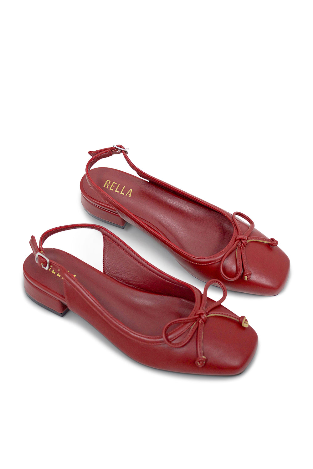 Iris Slingback Ballet Flat - Red – Rella